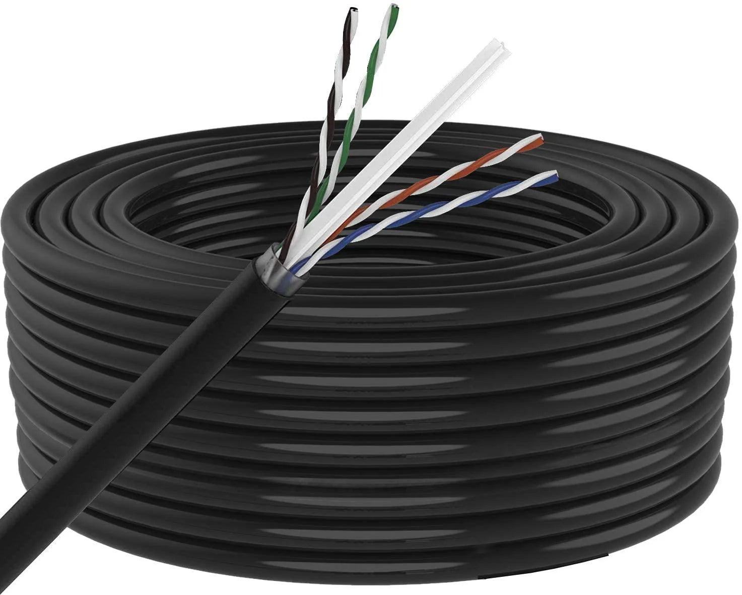 SP- OUTDOOR CAT-6 CCA CABLE -90 YARDS – Shield Plus