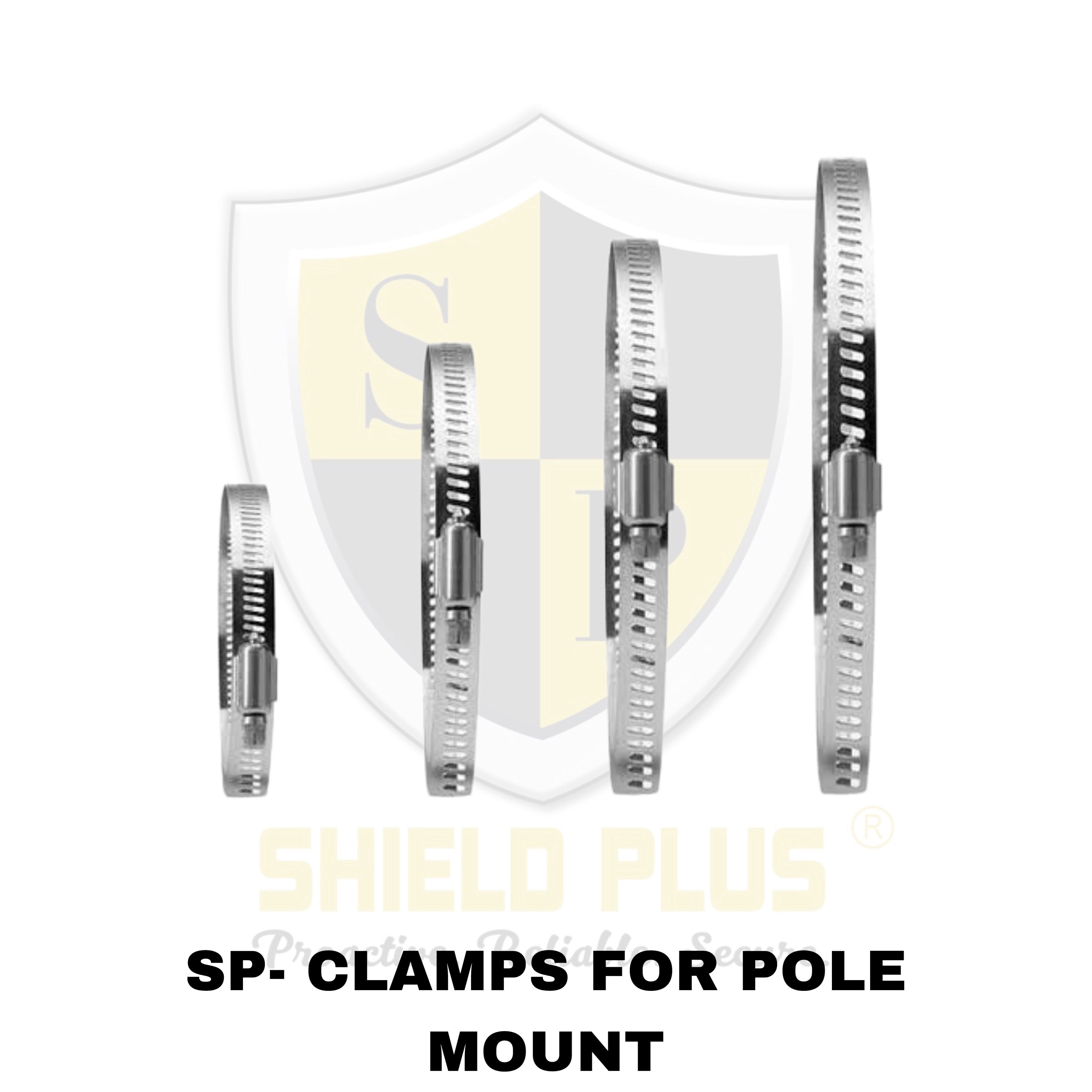 SP-CLAMPS FOR POLE MOUNT – Shield Plus